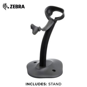 Zebra Gooseneck Stand for LS2208 Series Handheld Scanner Twilight Black 20-61019-02R