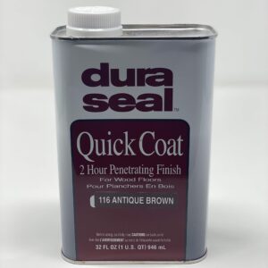 dura seal quick coat penetrating finish - antique brown - quart