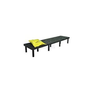 Dunnage Rack, 2250 Lb, Hdpe, 96 W X 24 D