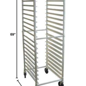 Central Exclusive FAKDBR12 Bun Pan Rack - 5" Slide Spacing, 12 Pan Capacity