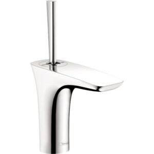 hansgrohe puravida avantgarde luxury easy clean 1-handle 1 9-inch tall bathroom sink faucet in chrome, 15070001