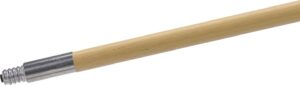 cfs 362005500 lacquered hardwood lumathread handle with metal tip, 1-1/8" diameter x 60" length (pack of 12)