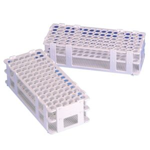 sp bel-art indexed test tube rack; for 10-13mm tubes, 90 places, standard numbering (f18745-0023)