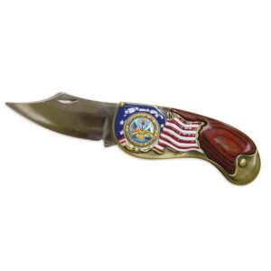 armed forces colorized quarter pocket knife - army