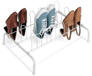 whitmor floor shoe rack-9 pair