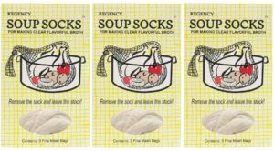 regency soup sock *triple pack*- total 9 socks