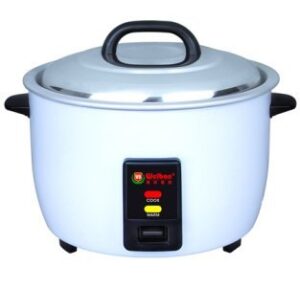 welbon wrc-1060w rice cooker (30 cups uncooked) with 3mm nonstick inner pot 1650w, etl listed