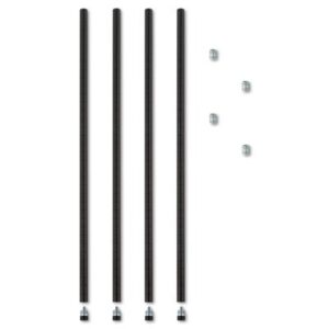 alera alesw59po36bl - stackable posts for wire shelving