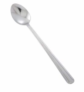 winco 12-piece dominion iced teaspoon set, 18-0 stainless steel,silver