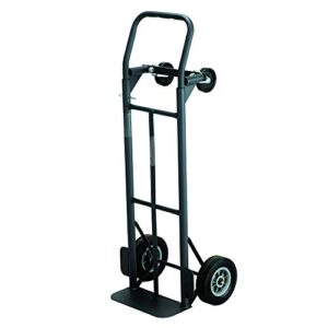 Safco Tuff Truck, Convertible Hand Truck, 2-in-1 Platform Truck, Heavy-Duty Dolly Cart, Steel Frame