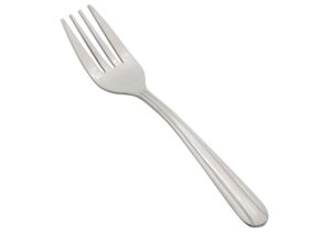 winco 12-piece dominion heavy weight salad fork set, 18-0 stainless steel,silver