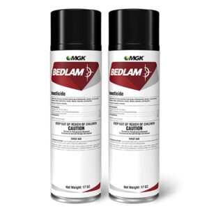 bedlam bed bugs spray (2 spray cans)