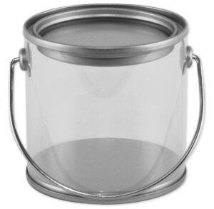 clear acrylic 3" pail: mini