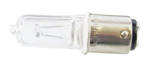 bulbrite q50cl/dc120-volt halogen jd type dc base bulb, 50-watt, 50w