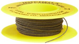 mitchell abrasives - 54a-25 54 round abrasive cord, aluminum oxide 180 grit .030" diameter x 25 feet