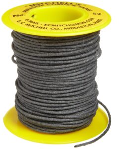 mitchell abrasives 52a-25 round abrasive cord, aluminum oxide 150 grit .055" diameter x 25 feet