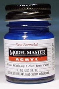 ford/gm engine blue testors acrylic plastic model paint