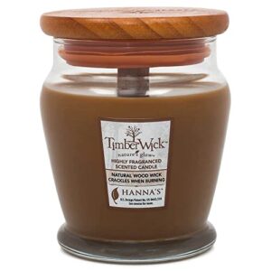 hanna's candles timberwick ember glow jar candle