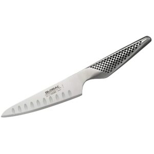 global 5" chef's utility knife fluted