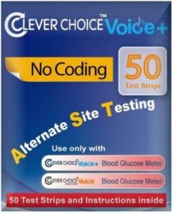 clever chek auto-code voice test strips 50 ct.