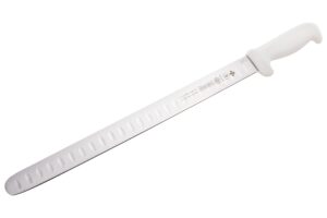 mundial 14-inch hollow edge slicing knife, white