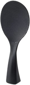 stand rice paddle shamoji black k-386bk