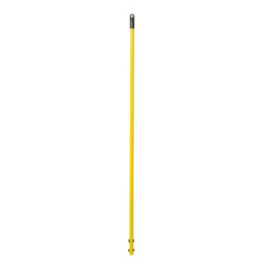 rubbermaid commercial products standard quick-connect steel mop handle, 52-inch, yellow, compatible with rubbermaid quick-connect mop frames and dusters for floor cleaning