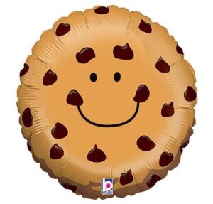 adorable chocolate chip cookie 21" mylar balloon