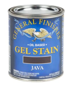 general finishes oil base gel stain, 1 pint, java