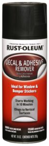 rust-oleum 248879 automotive 10-ounce decal and adhesive remover spray