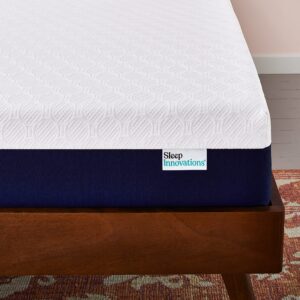 sleep innovations shiloh 12-inch memory foam mattress, king