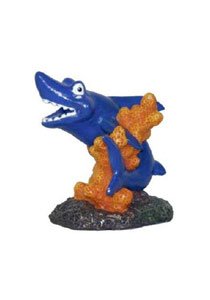 fish & aquatic supplies resin ornament - aqua kritters ii shark