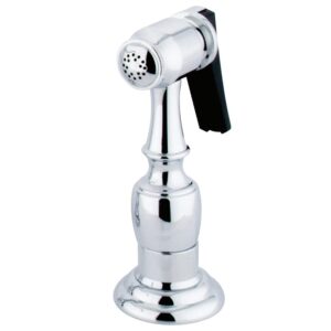 kingston brass gourmetier kbspr1 kitchen faucet sprayer with hose, polished chrome