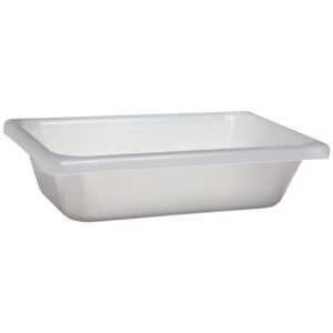 nalgene 6902-3000 polypropylene autoclavable sterilizing tray with strong rims, 5l capacity