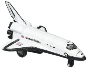 rhode island novelty 5 inch diecast pullback space shuttle, one space shuttle