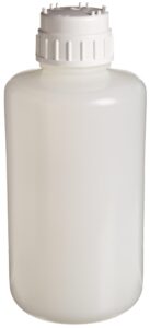 nalgene 2125-2000 heavy-duty bottle, hdpe, 2000ml (pack of 2)