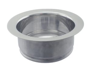 westbrass d208-20 4-1/4" standard kitchen sink waste disposal flange, 1-pack, stainless steel