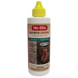 durvet 011-1165 no-bite flea & tick ear mite control, 4 oz