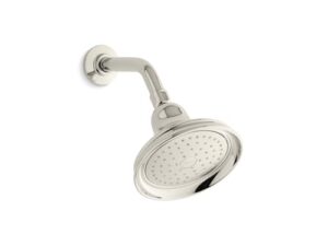 kohler bancroft® 2.5 gpm single-function showerhead with katalyst® air-induction technology