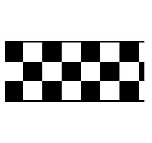 Checkered Flag Cars Wallpaper Border-4.5 Inch (Black Edge)