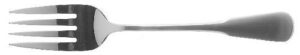 oneida minute man/colonial boston-satin (stnls) medium solid cold meat serving fork