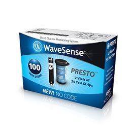 Wavesense Presto Test Strips - 100 each