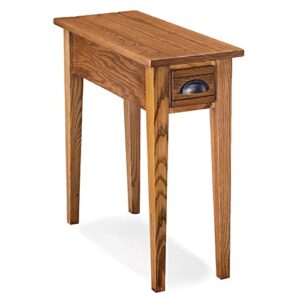 leick bin pull narrow side end table,-candle glow