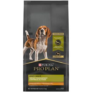 purina pro plan weight management dry dog food chicken and rice formula - 6 lb. bag