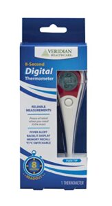 veridian 08-362 8-second flex tip digital thermometer