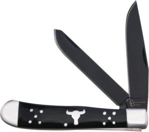 cattleman's cutlery black angus trapper