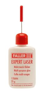 faller 170494 all scale expert laser glue - multi-purpose - 7/8oz 25g