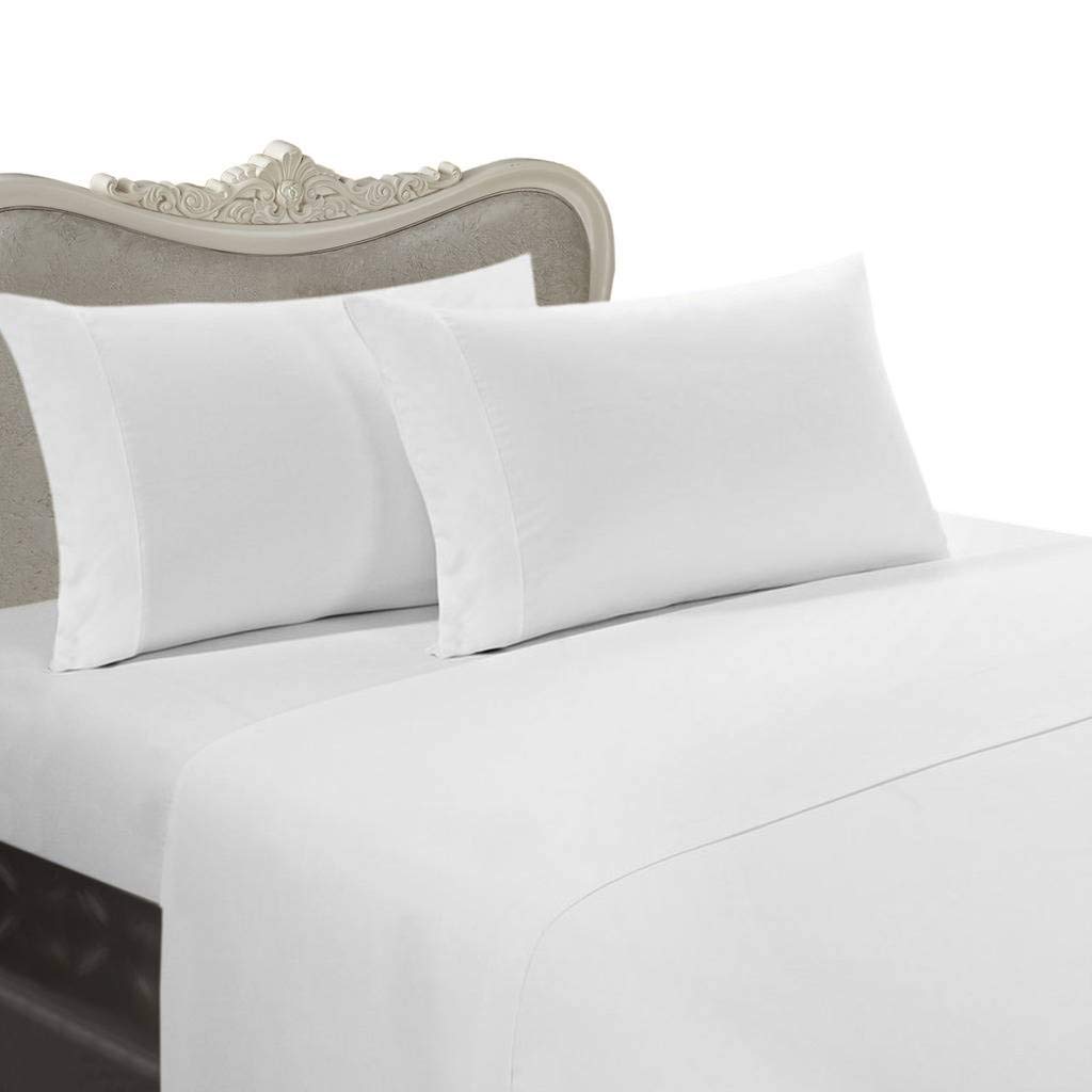 Twin XL Extra Long 300 Thread Count Egyptian Cotton 300TC Solid Duvet Cover Set, White