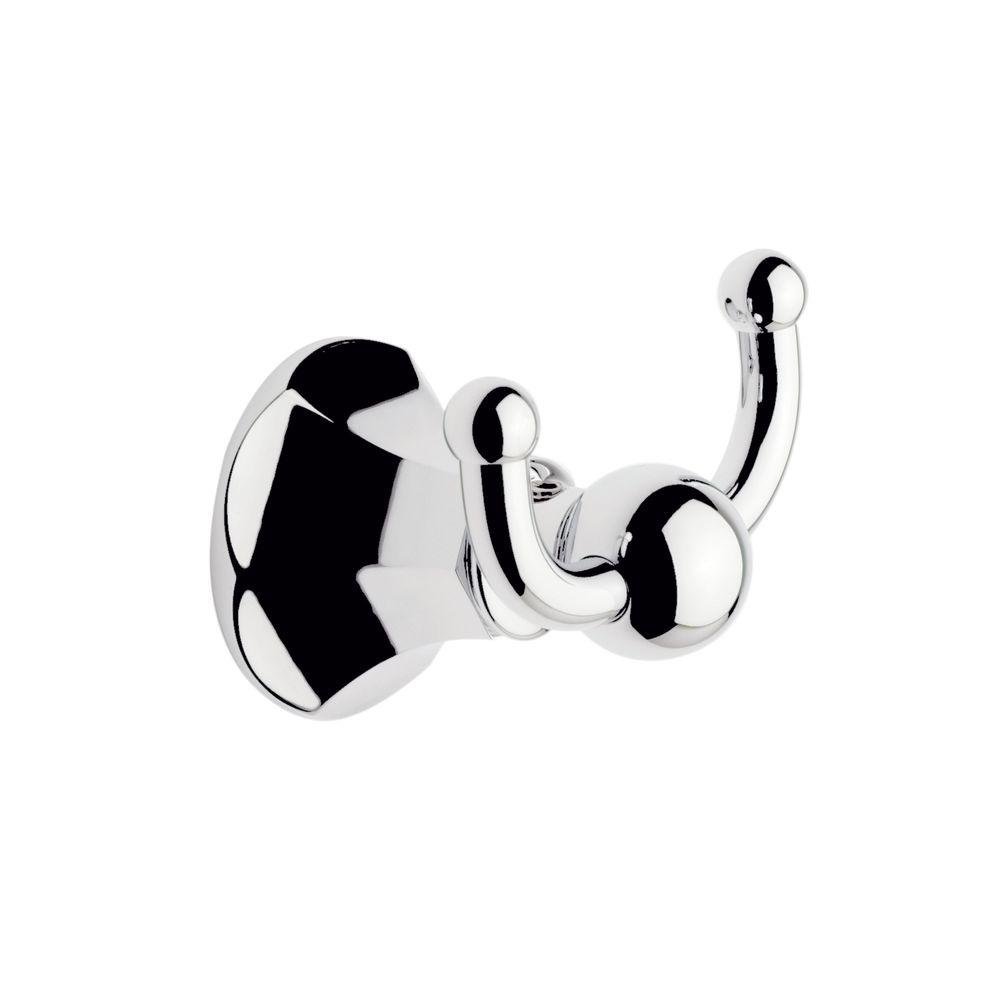 Ginger 611/PC Empire Double Robe Hook, Polished Chrome