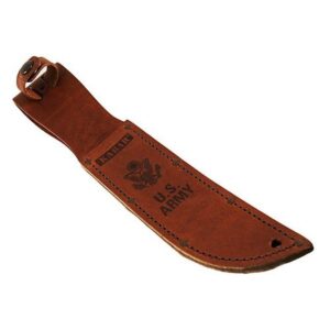 ka-bar army leather sheath, 7-inch, brown